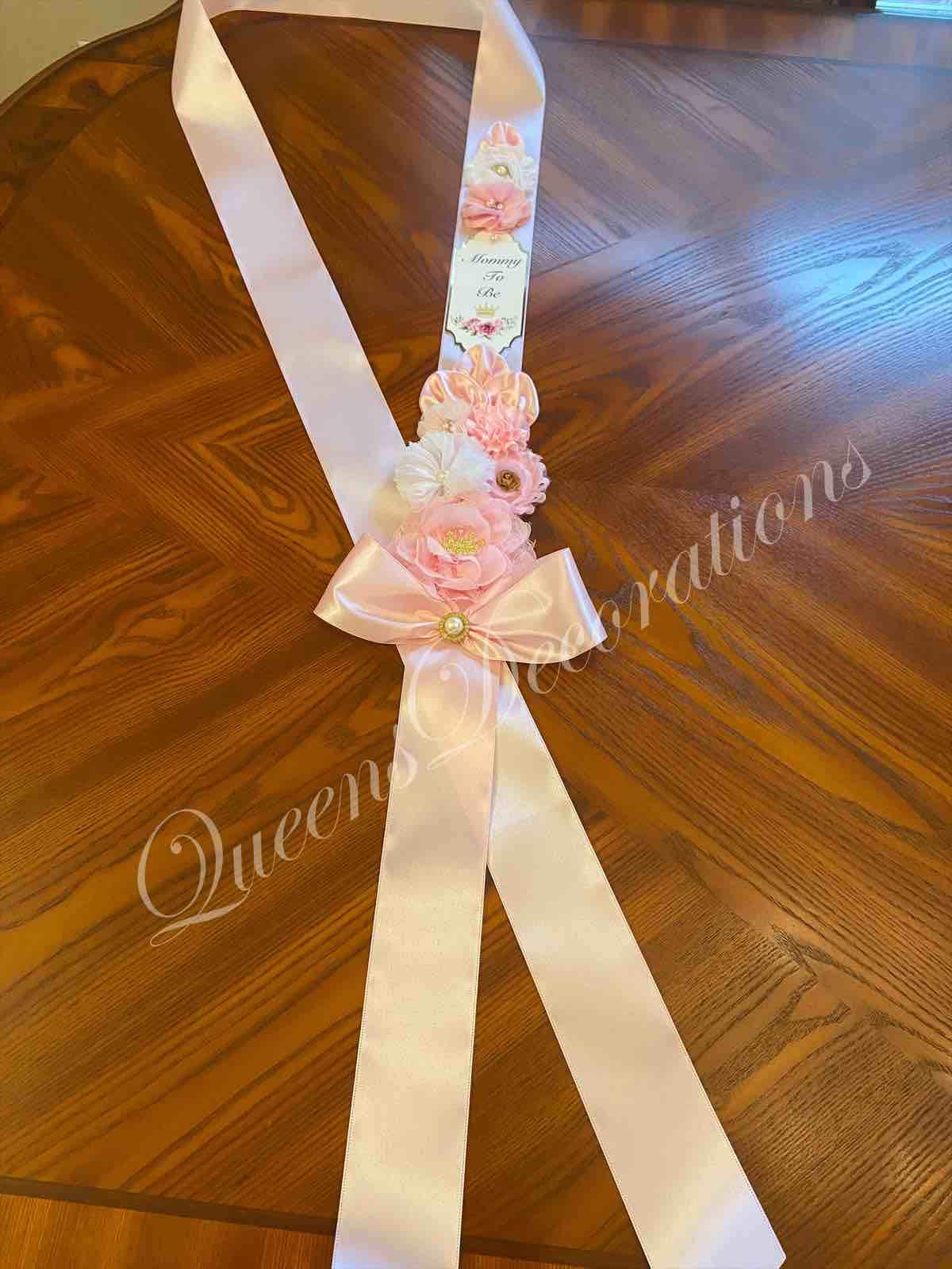 Mommy To Be Sash/ Sash for Mom Across The Chest/ Pink Mommy To - Etsy ...