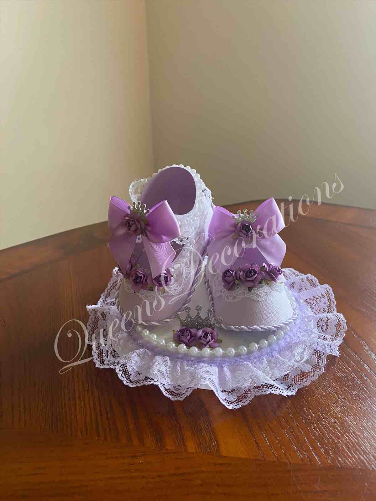 Cake Topper Shoe / Beautiful Pink and Gold Cake Topper/girl - Etsy