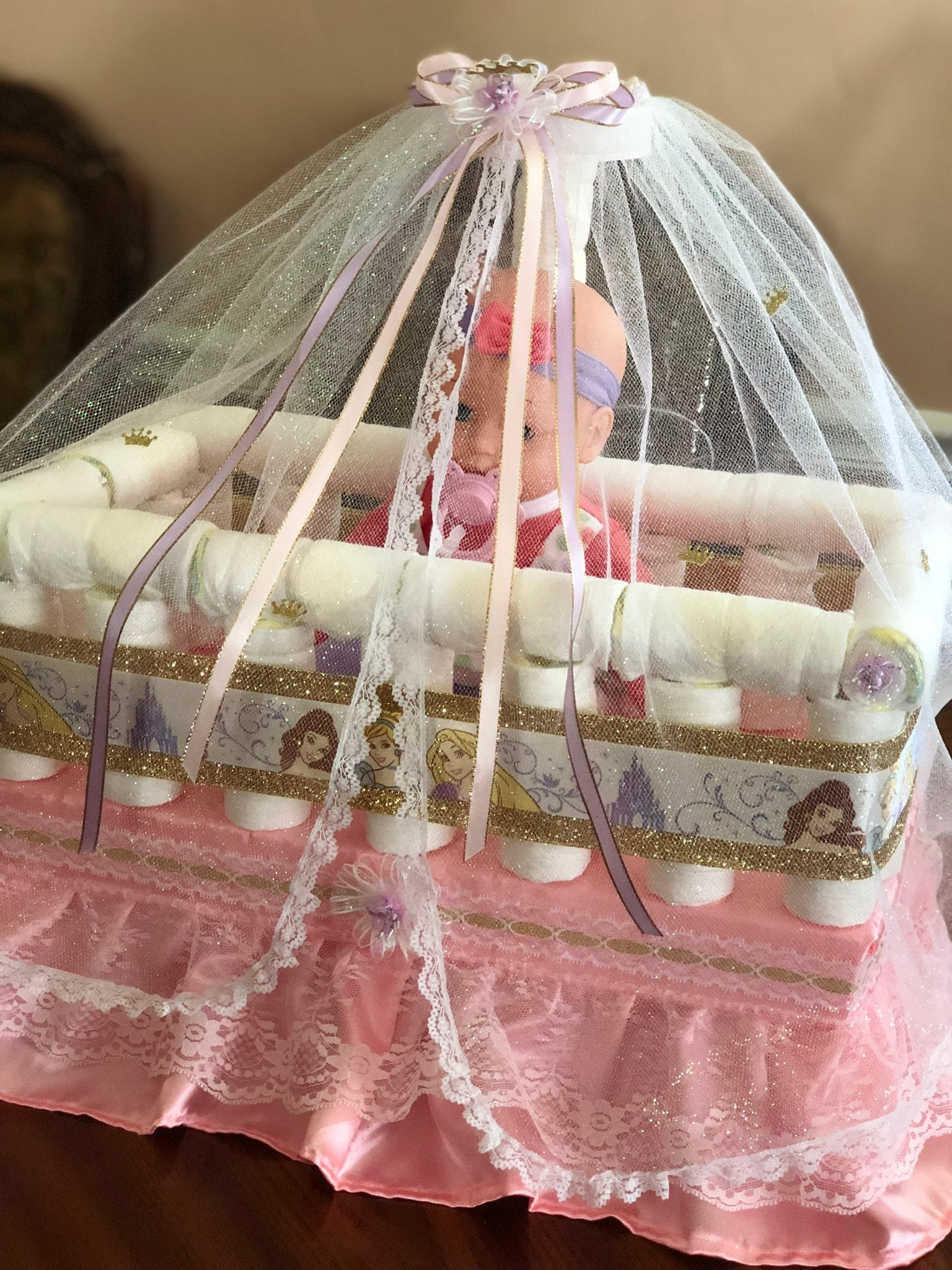 Unique Decoration for Baby Shower or Gift/ Elegant Diapers | Etsy