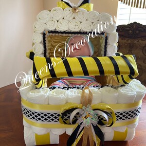 Bumple Bee Diaper Stroller/ Bee Baby Shower Theme / Neutral Diaper ...