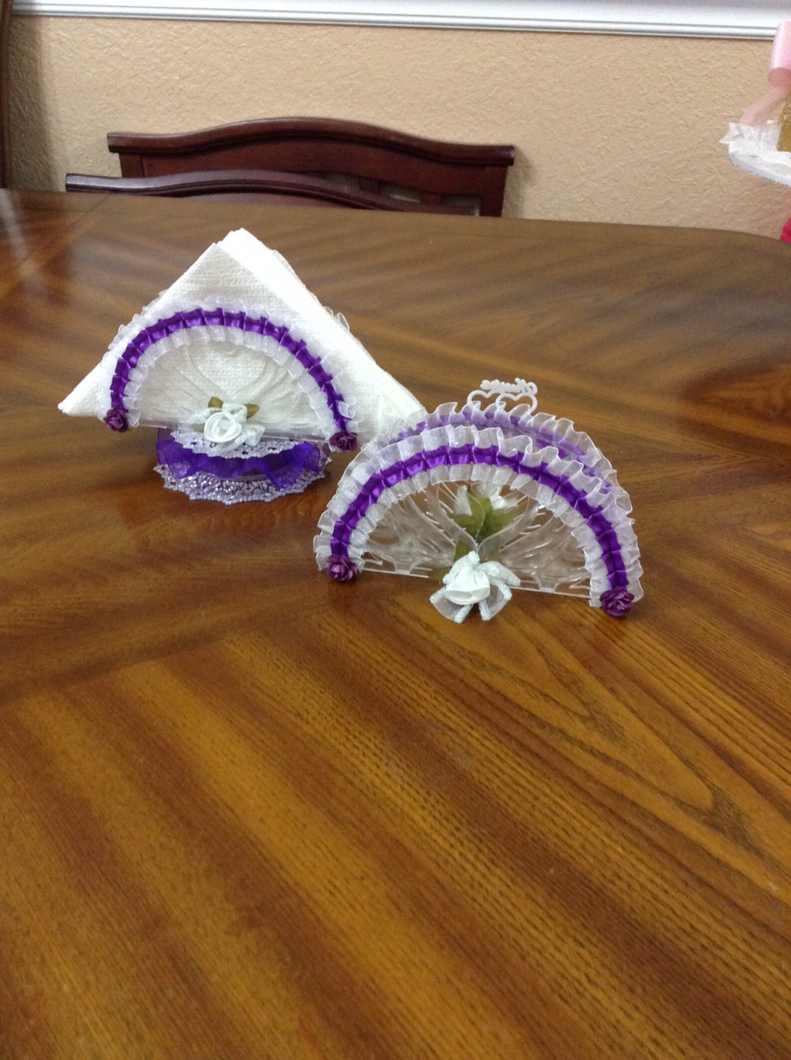 Plastic Party Napkin Holders Dozen / Elegant Napkin Base/ 1 Dozen ...
