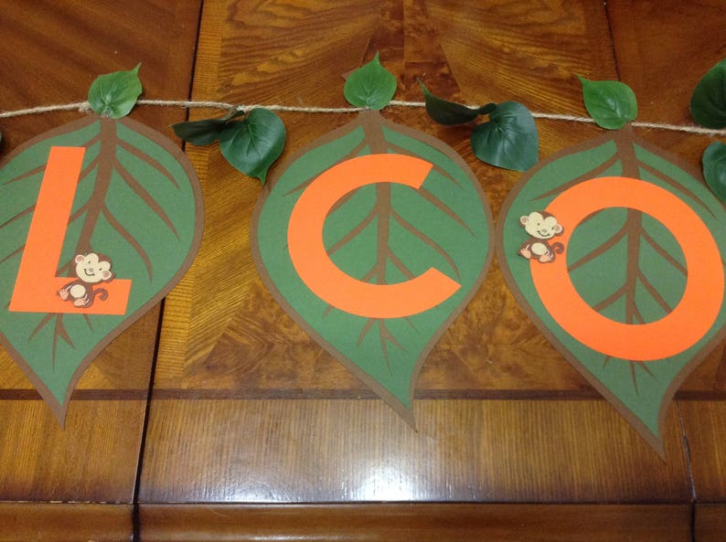 Safari Banner/Safari Baby Shower Welcome Banner/Boy Baby | Etsy