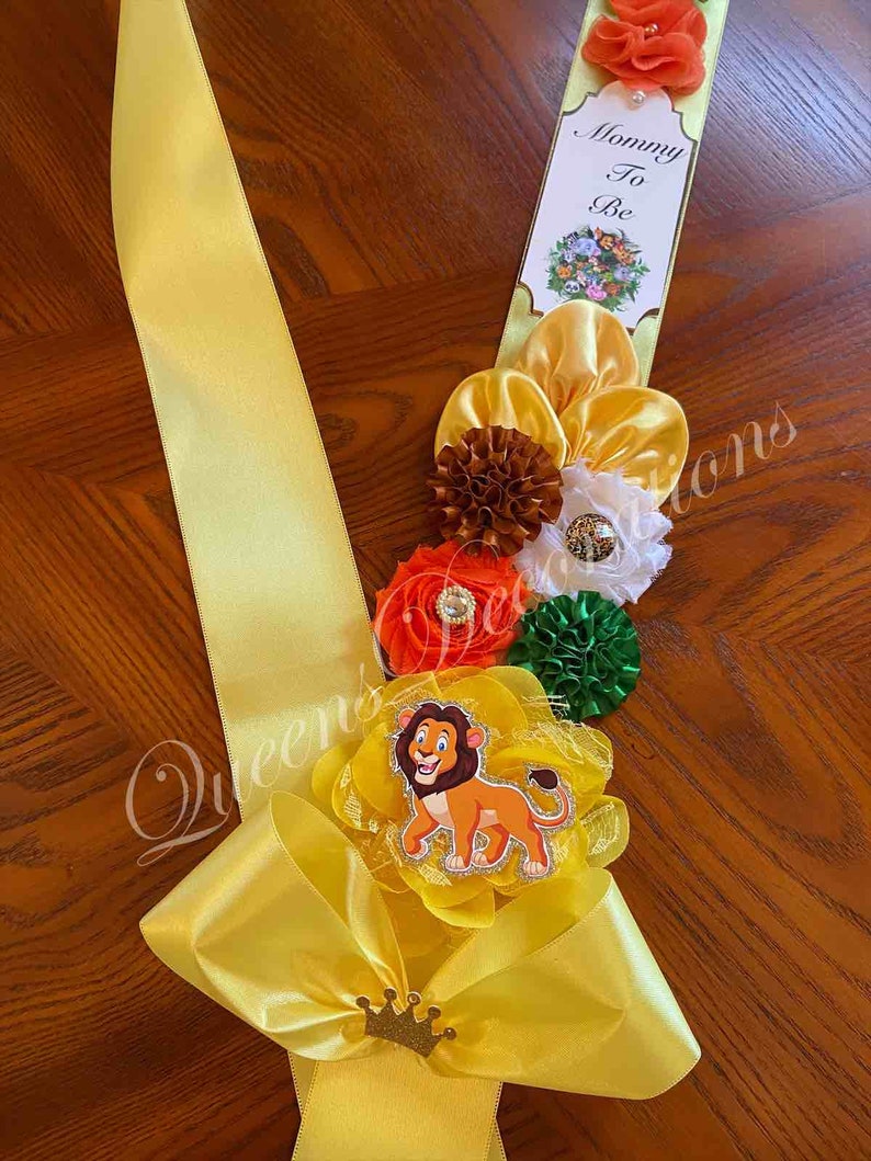 Safari Mommy to Be Sash/ Mommy to Be Sash Across Chest for | Etsy