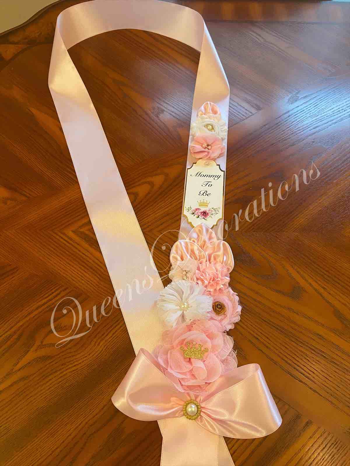 Mommy To Be Sash/ Sash for Mom Across The Chest/ Pink Mommy To - Etsy ...