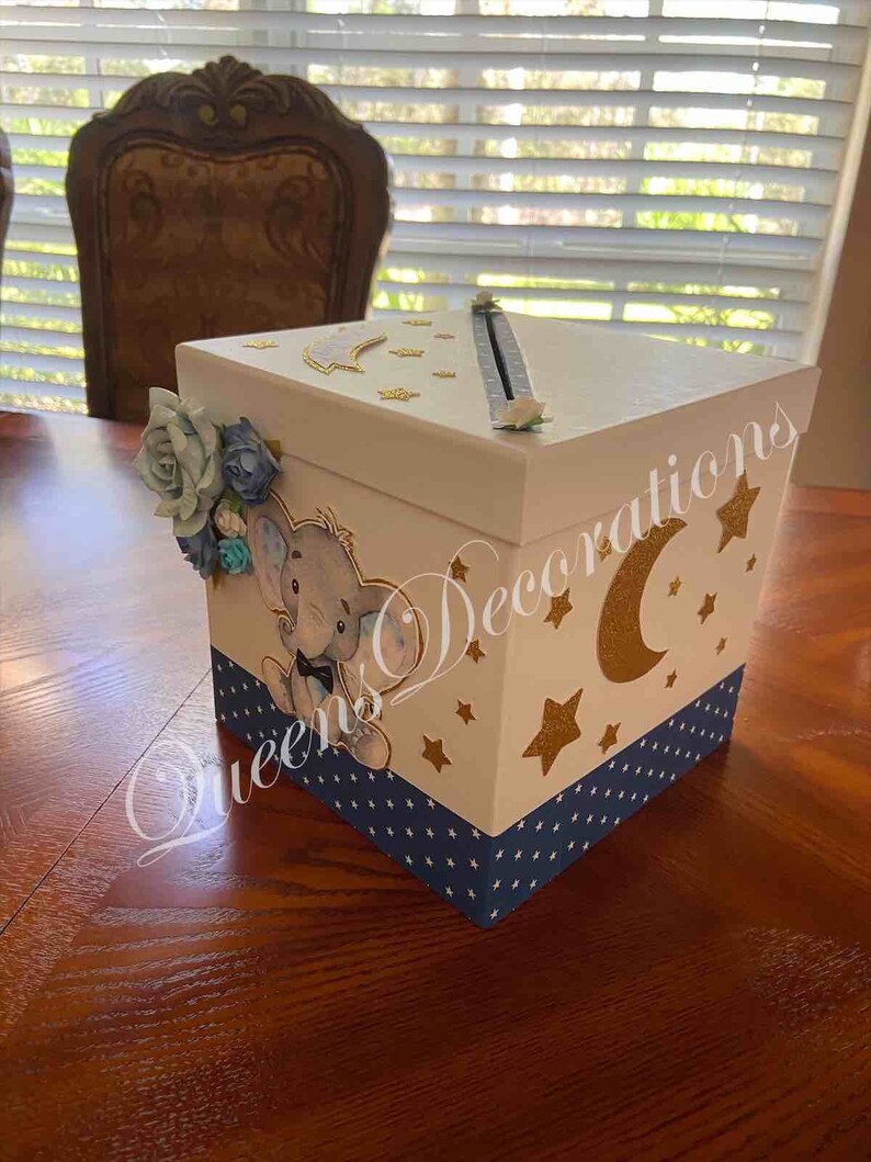 Tw Inkle Twinkle Themed Card Box/ Elephant Twinkle Twinkle Baby Shower ...