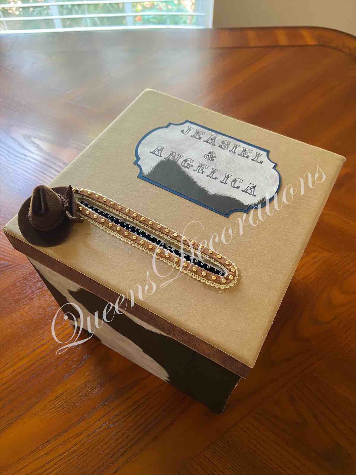 Cowboy Themed Card Box/ Baby Shower Guest Favors/ Baby Shower - Etsy