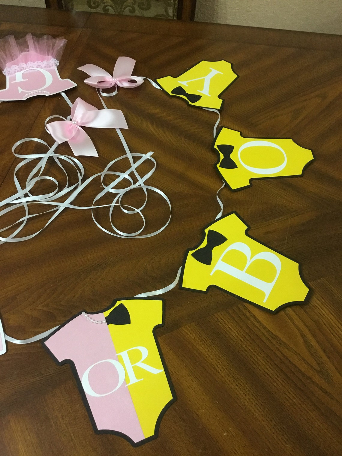 Gender Reveal Party/ Girl or Boy Gender Reveal Party Banner/ - Etsy