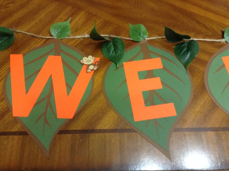 Safari Banner/Safari Baby Shower Welcome Banner/Boy Baby | Etsy