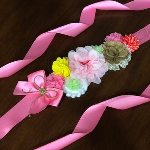 Mommy to Be Sash/ Maternity Sash/ Set of Mommy and Daddy to Be Pin ...