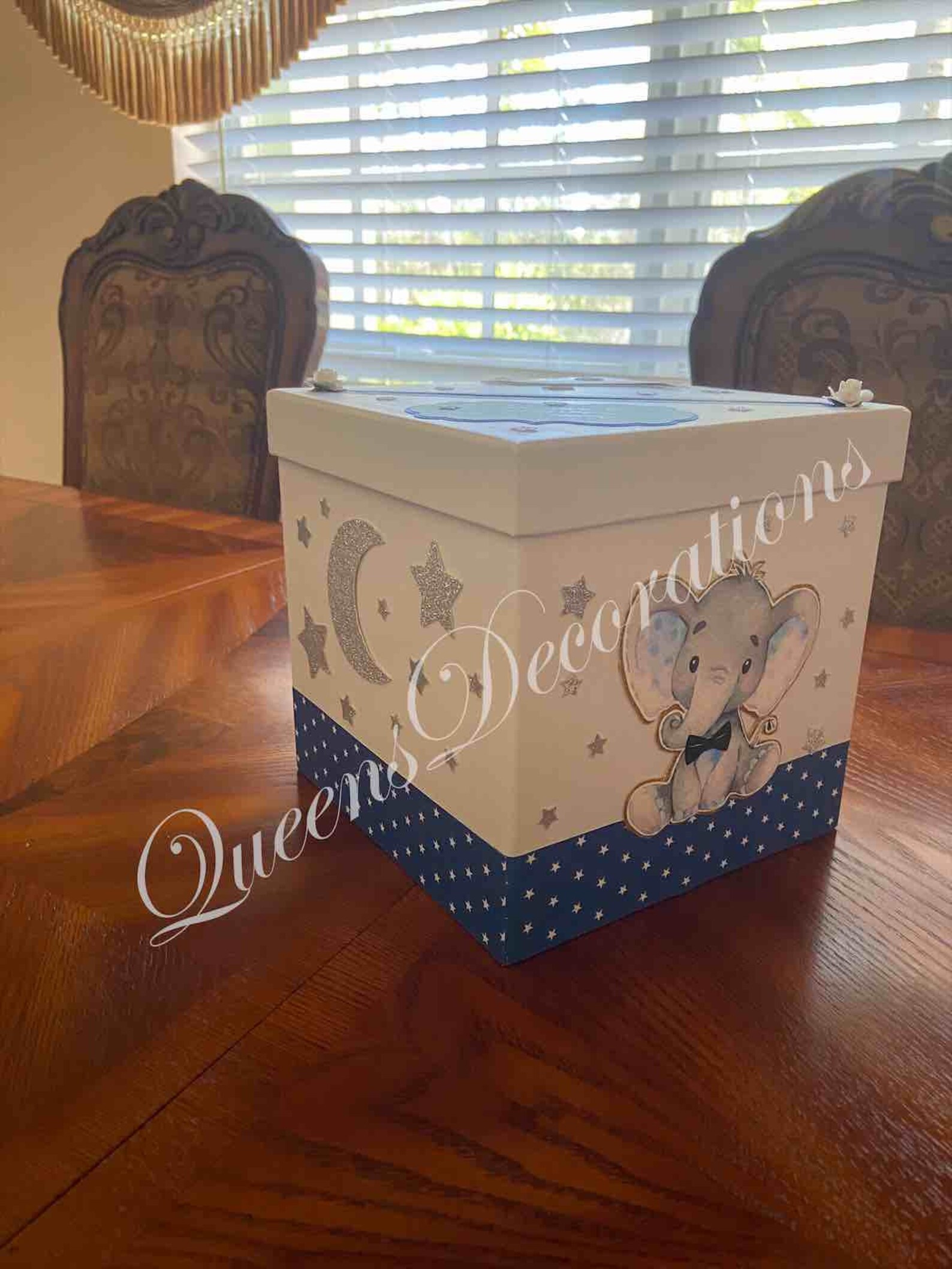 Tw Inkle Twinkle Themed Card Box/ Elephant Twinkle Twinkle Baby Shower ...