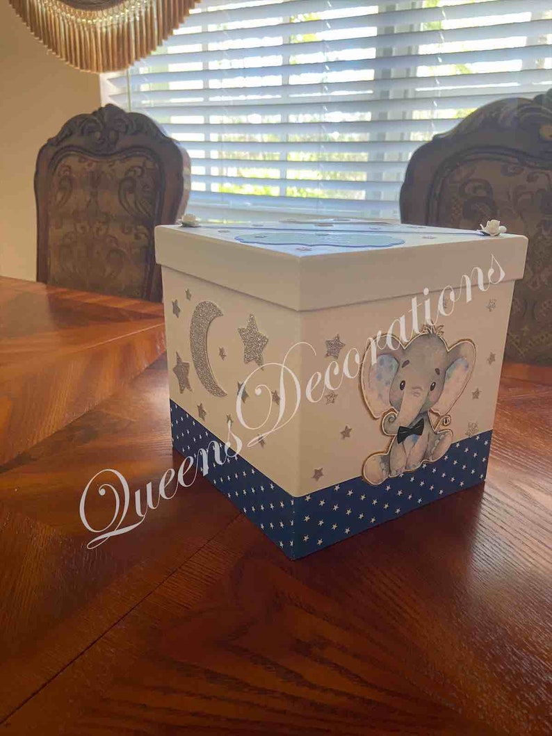 Tw Inkle Twinkle Themed Card Box/ Elephant Twinkle Twinkle Baby Shower ...