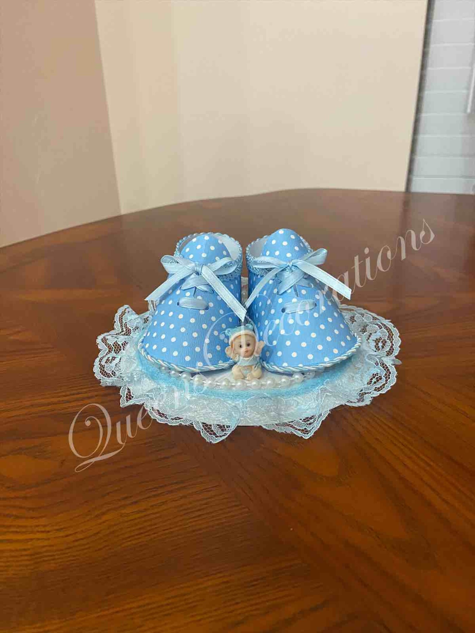 Cute Cake Topper/ Unique and Original Cake Topper/ Elegant Blue Shoes ...
