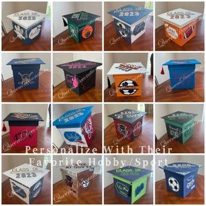 Graduation Card Box/ Customizable Graduation Card Box/ Graduation Party ...