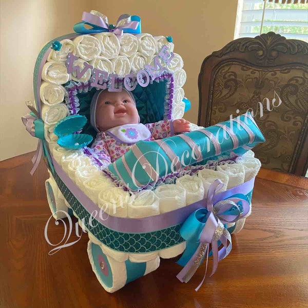 Stroller Diaper Cake - Etsy