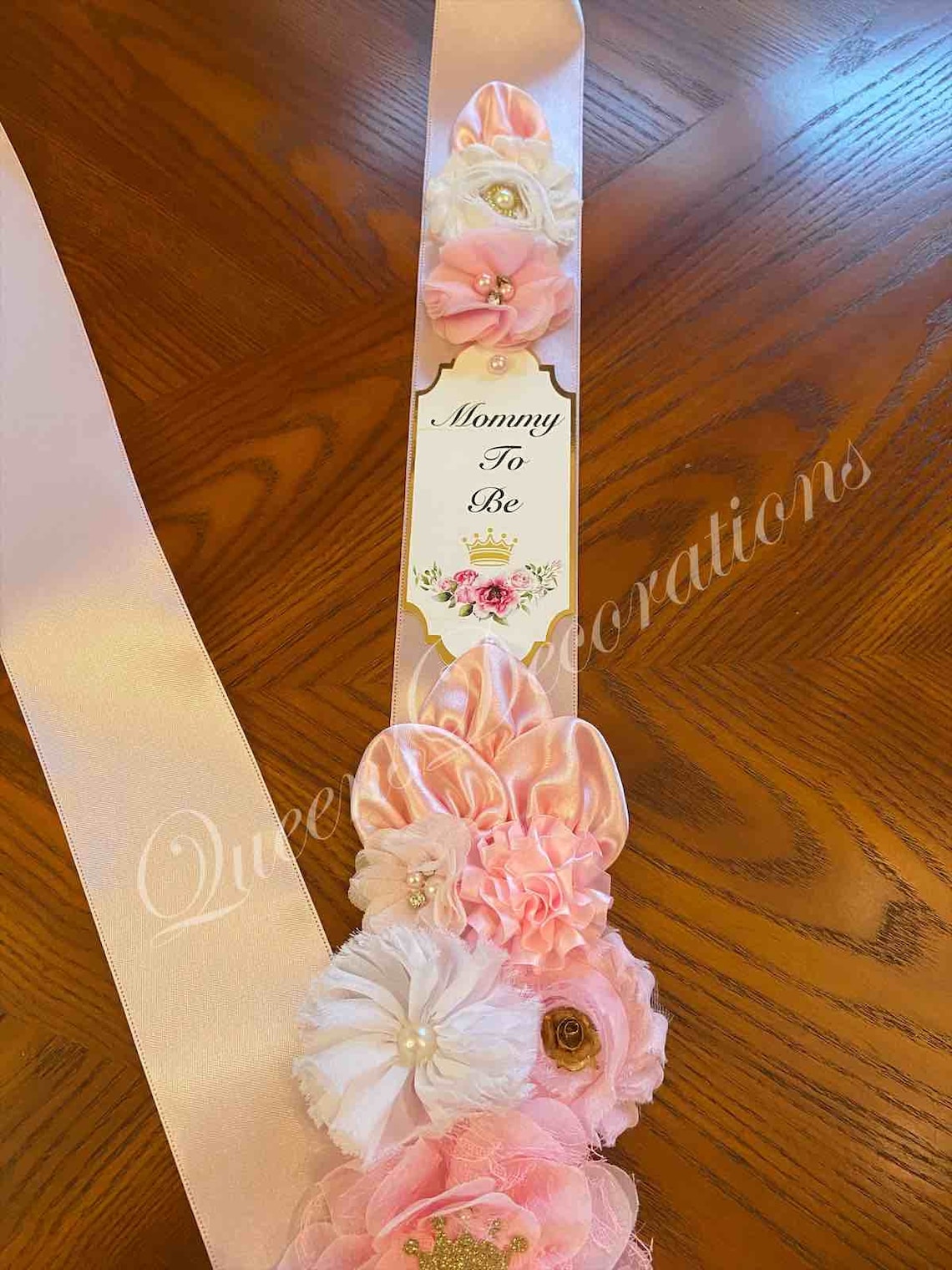 Mommy To Be Sash/ Sash for Mom Across The Chest/ Pink Mommy To - Etsy ...
