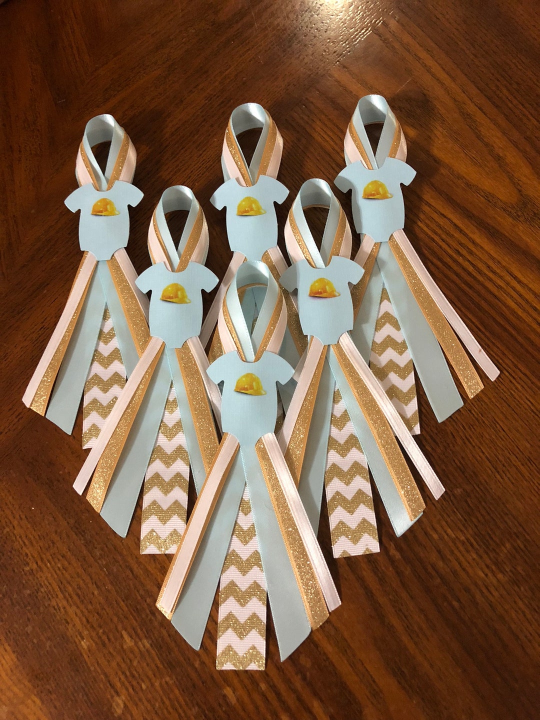 Boy Baby Shower Guest Pins/ Construction Theme Baby Shower/ Guest Pin ...