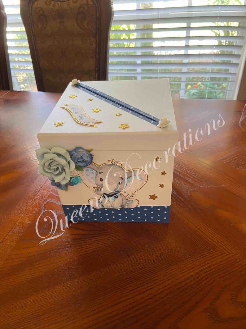 Tw Inkle Twinkle Themed Card Box/ Elephant Twinkle Twinkle Baby Shower ...