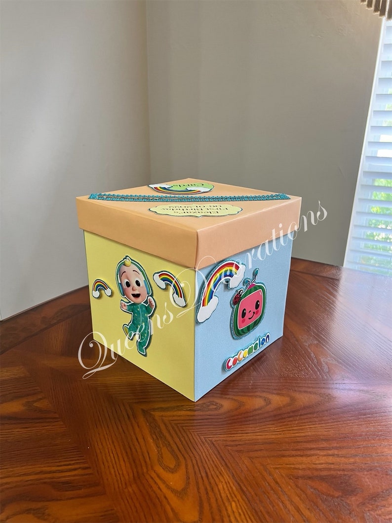 Cocomelon Themed Card Box/ Baby Shower Card Box/ Party Card - Etsy