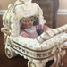 Elegant White and Gold Diaper Stroller/ Beautiful Baby Shower - Etsy
