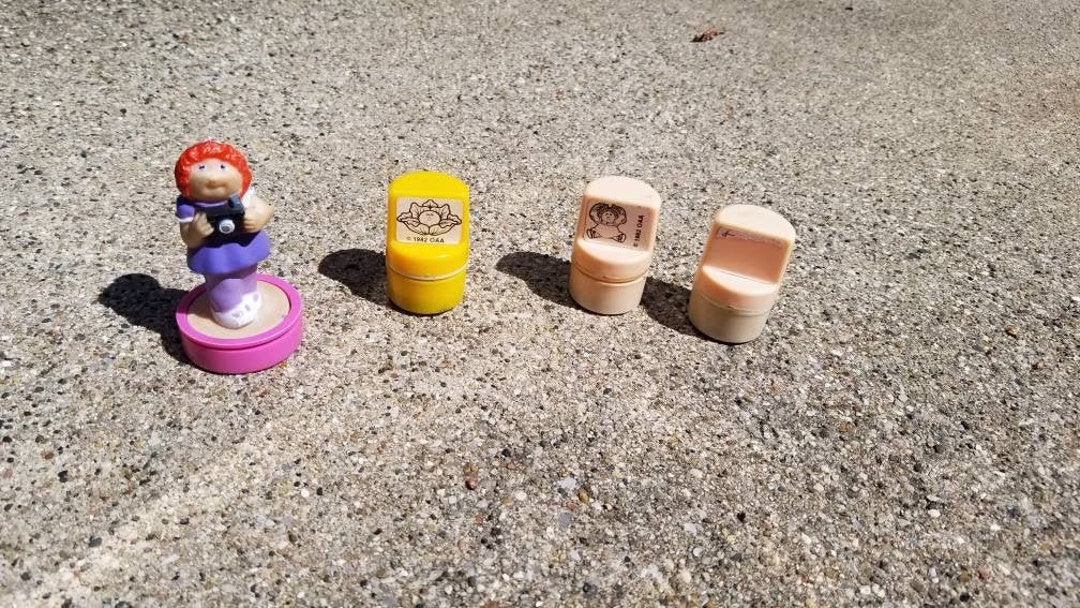 Vintage 80s- Four Cabbage Patch Kid Ink Stamps - Etsy