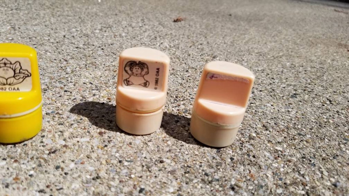 Vintage 80s Four Cabbage Patch Kid Ink Stamps | Etsy