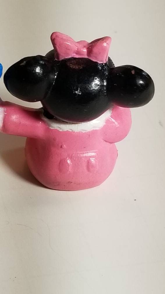 Vintage Minature Minnie Mouse PVC Figurine | Etsy