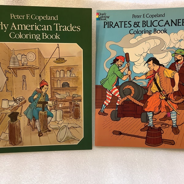 Dover Coloring Book - Etsy