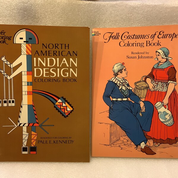 Dover Coloring Book - Etsy