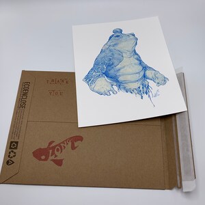 Sumo Frog Sketch Art Print by Dela Longfish 8x10 and 5x7 Inches - Etsy