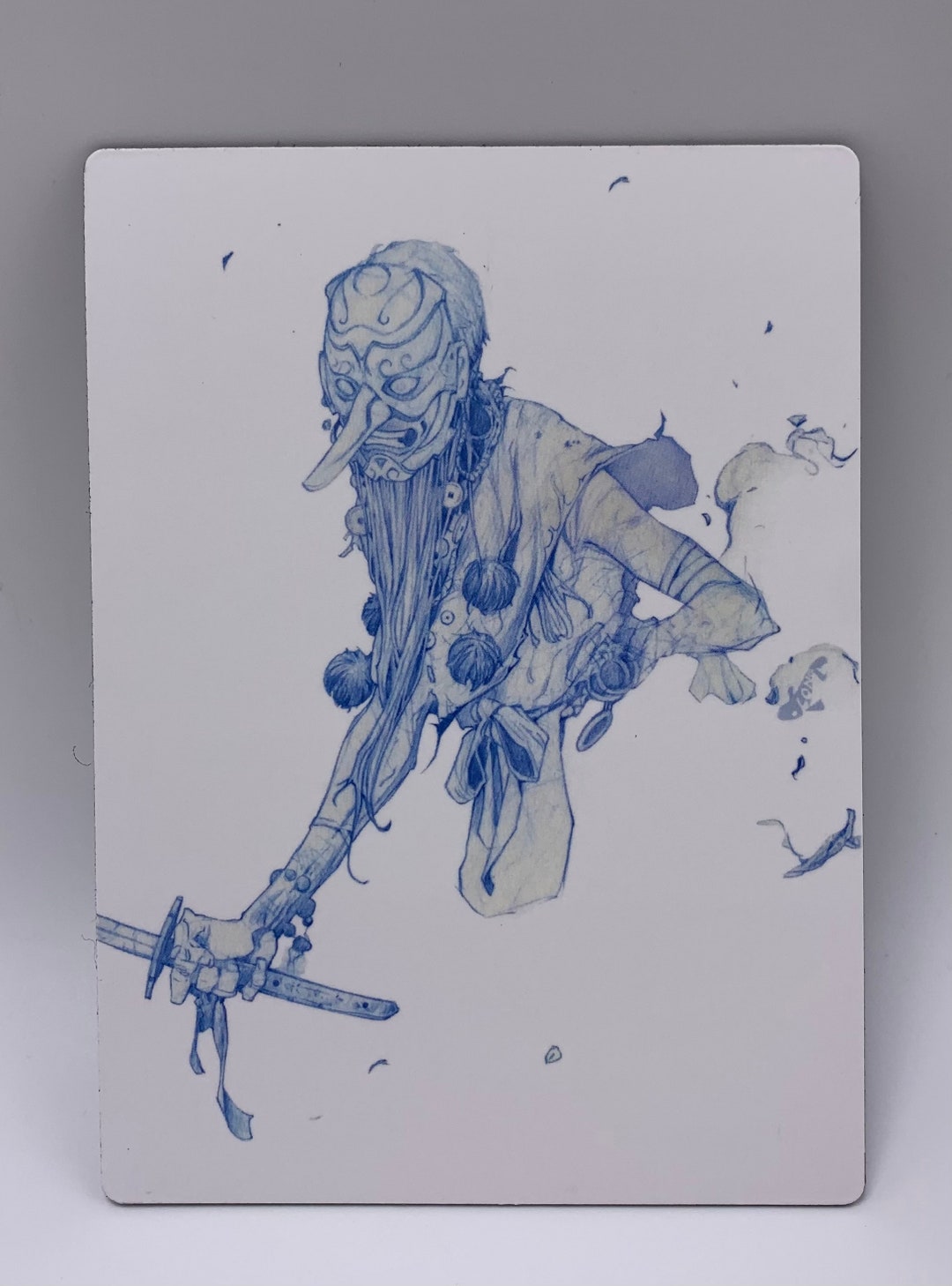 Magnet of Tengu Sketch by Dela Longfish - Etsy