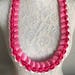 Graduation Lei Pink, Light Pink, Magenta and Ivory Ribbon Lei Satin ...