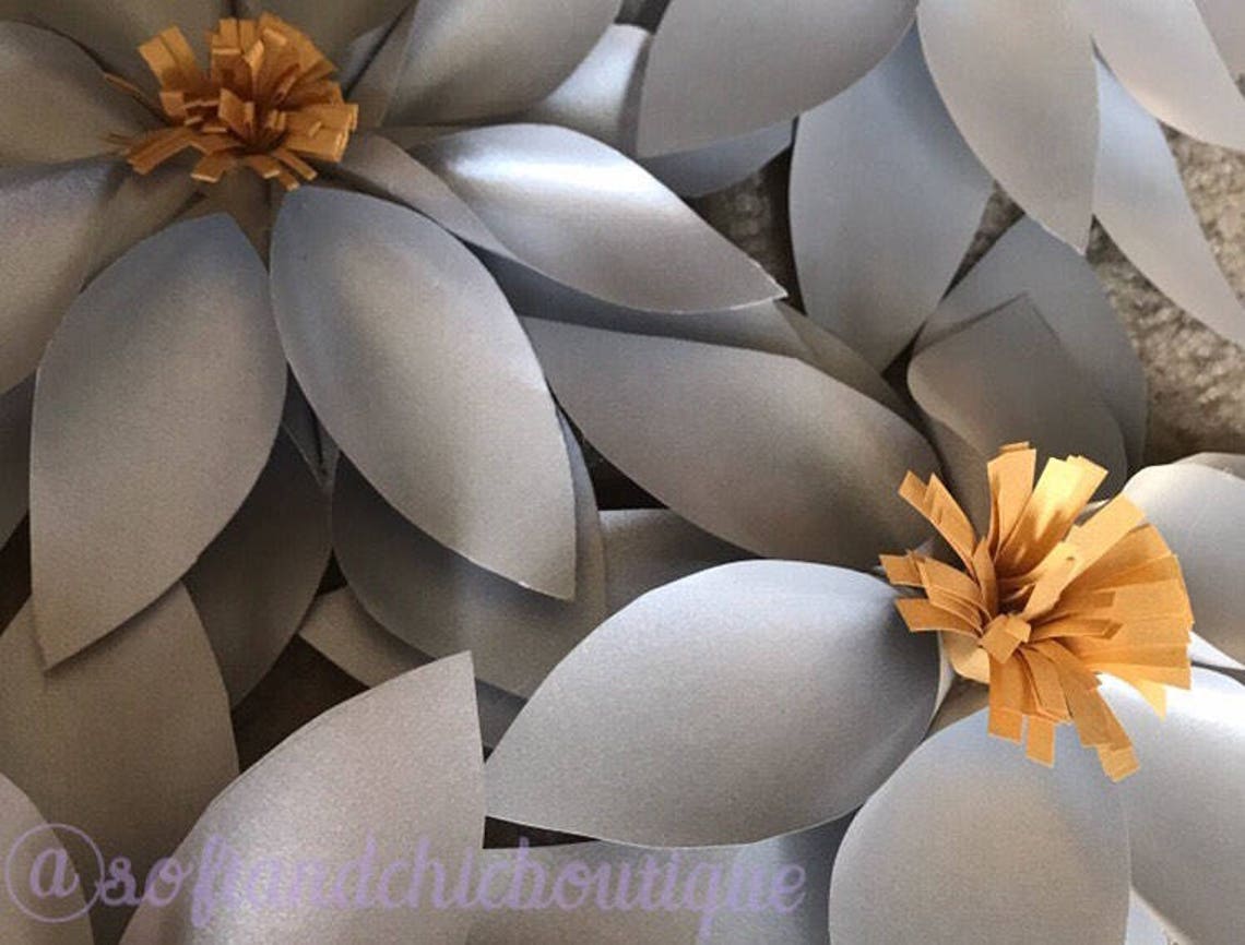 Large Paper Flower Backdrop Wall Decor Nursery Decor - Etsy