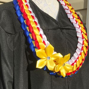 Graduation Lei Filipino Ribbon Lei Satin Ribbon Lei Hawaiian Lei Bridal ...