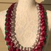 Graduation Lei Green and Maroon Lei Satin Ribbon Lei School Spirit Lei ...