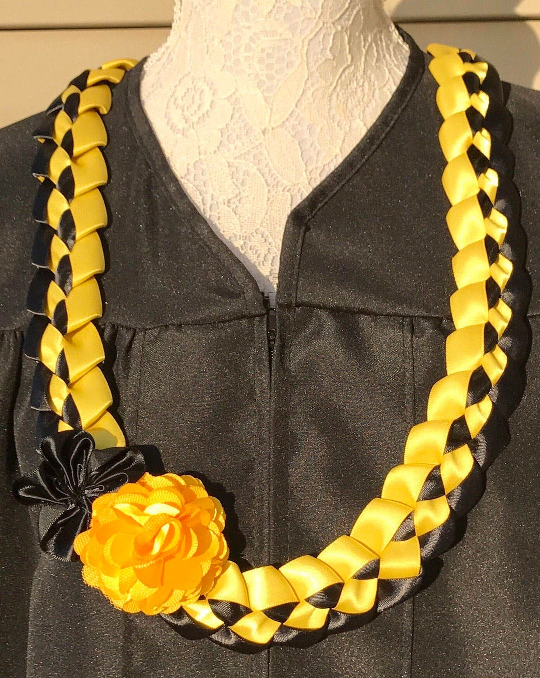 Graduation Lei VCU Lei Stealers Gear NFL Satin Ribbon Lei College ...