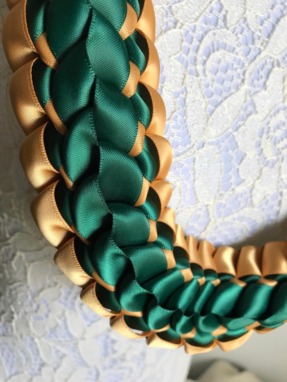 Graduation Lei Special Event Ribbon Lei Satin Ribbon Lei | Etsy
