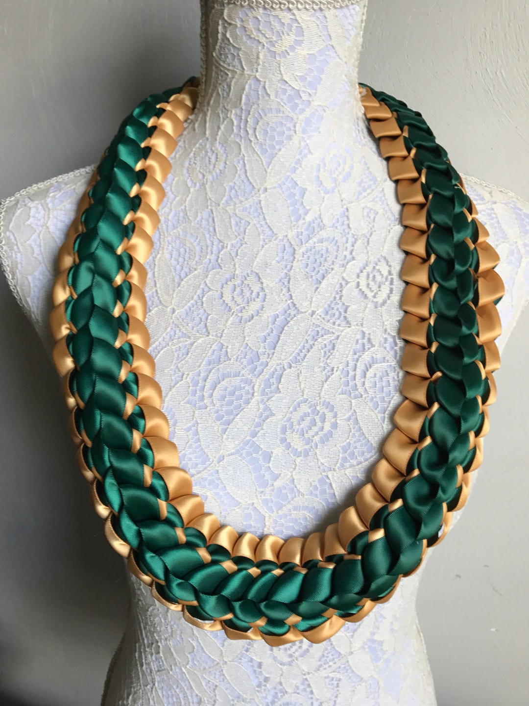 Graduation Lei Special Event Ribbon Lei Satin Ribbon Lei College Spirit ...