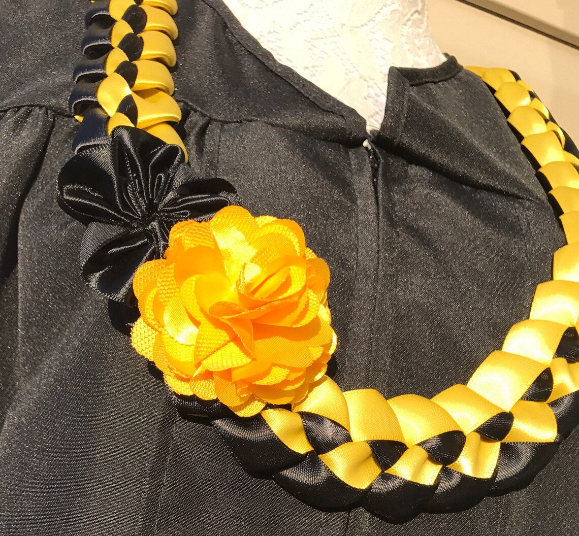 Graduation Lei VCU Lei Stealers Gear NFL Satin Ribbon Lei - Etsy