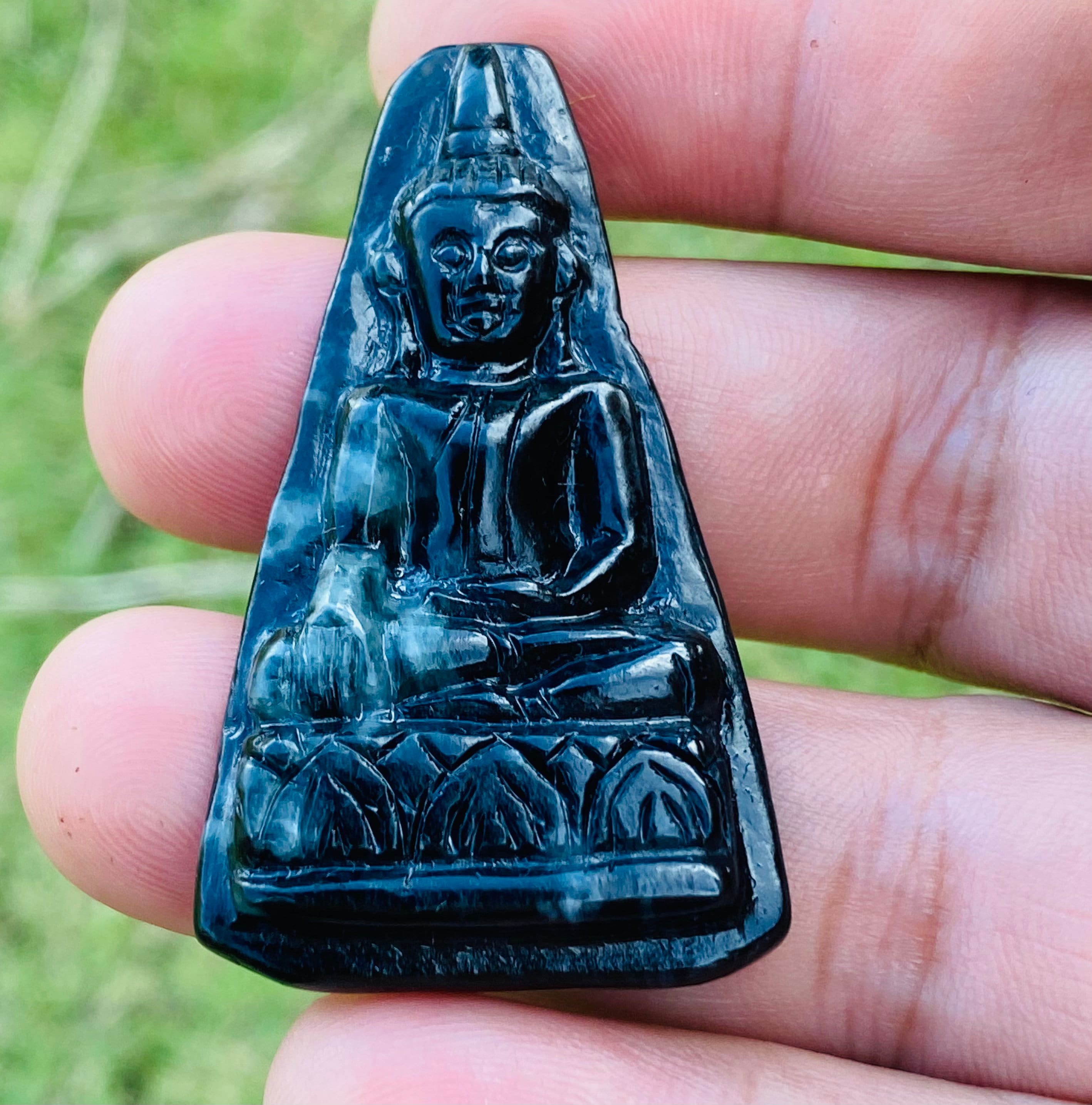 10.60 Grams Imperial Translucent Black Omphacite Jadeite Jade | Etsy