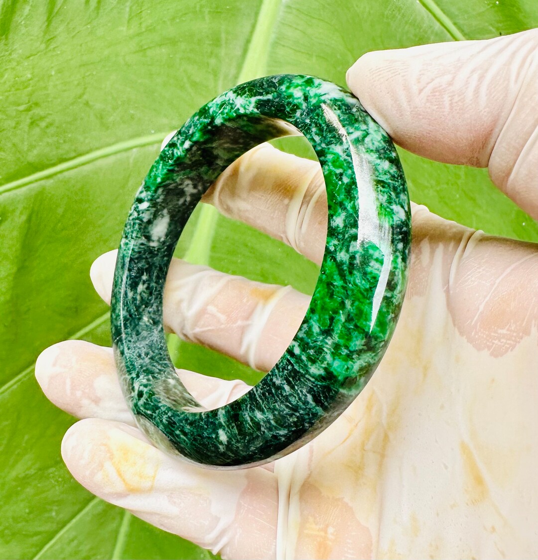 Jade Bangle 58 Mm,maw Sit Sit Jade,kosmochlor,jade Albite,chromium ...