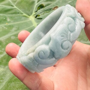 Sky Jadeite Jade Bangle 54 Mm,type A Jade Burma,jadeite Bracelet ...