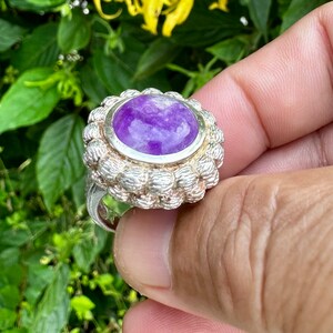 Rare Gemstone Natural Hackmanite UV Color Change Sterling Silver Ring ...