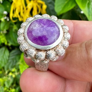 Rare Gemstone Natural Hackmanite UV Color Change Sterling Silver Ring ...