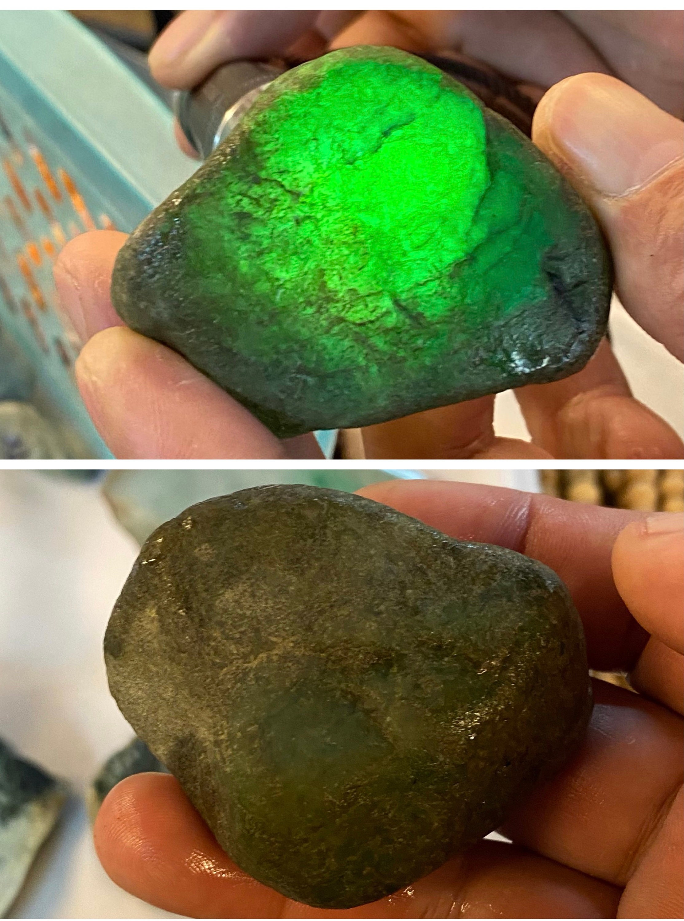 Jadeite Jade Burmese 6.80 Carats Green Grass Jade Jadeite Translucent ...