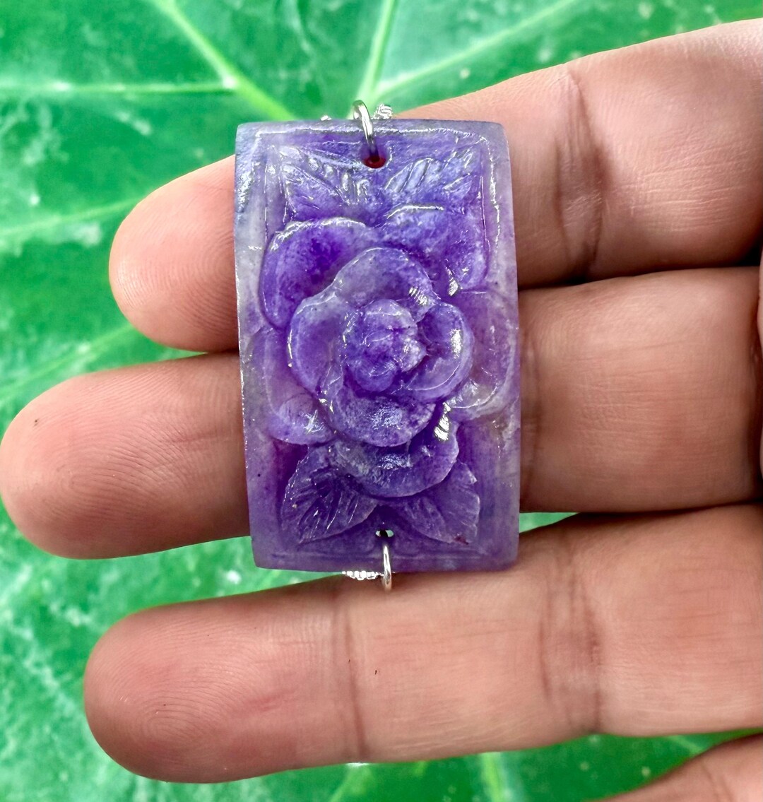 Natural Hackmanite UV Color Change Silver Bracelet,hand Carved Bracelet ...