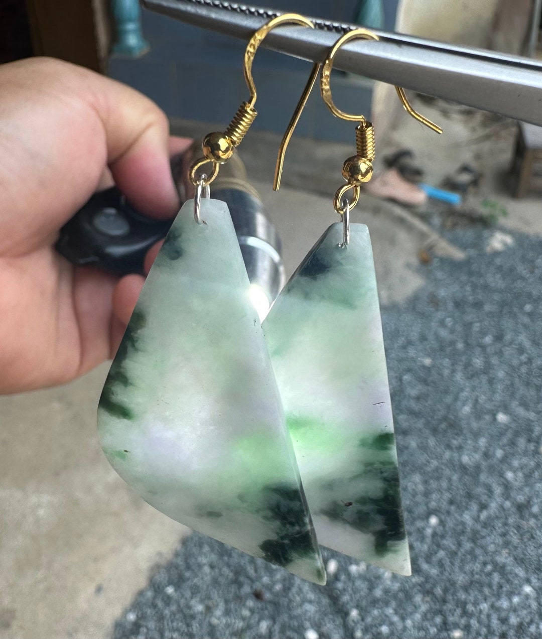 Green and Lavender Two Color Grass Translucent Jade Burmese,green ...