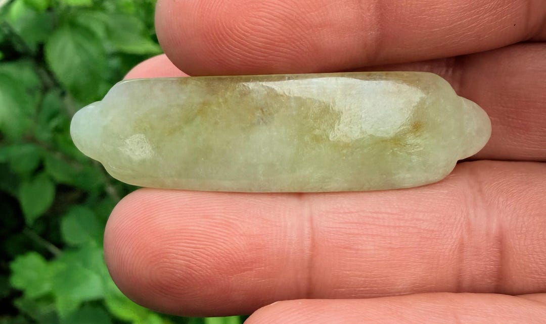 28.00 Carats Burmese Type A Yellow Jadeite Jade,brown Jade - Etsy