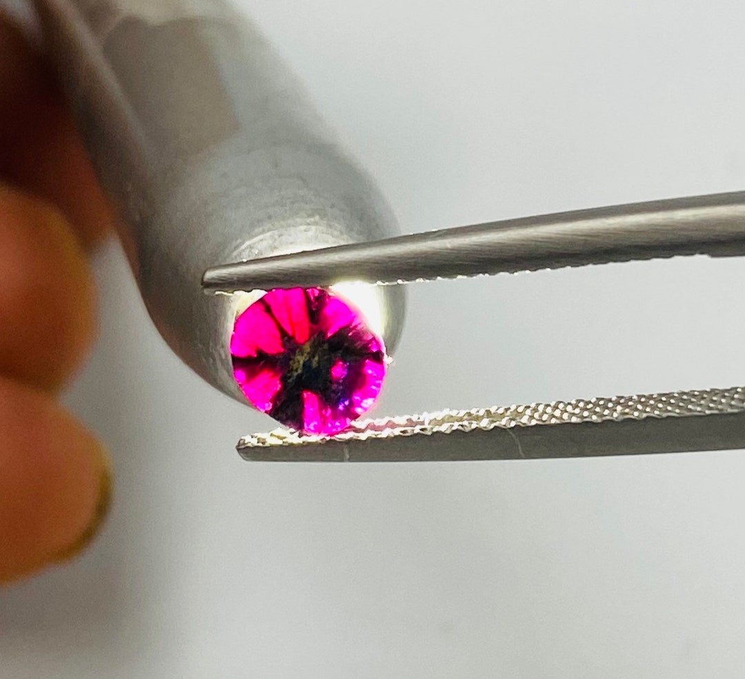 Natural Ruby Trapiche Burmese (untreated),ruby With Blue Core - Etsy