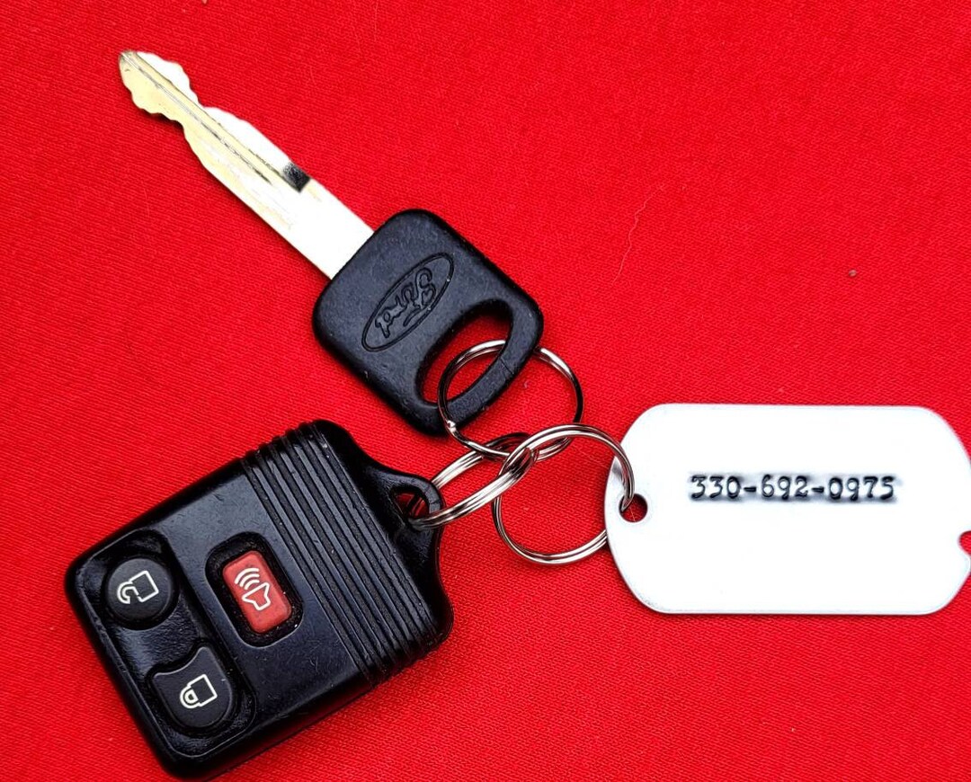 WW2 Tag Keychain Military on Authentic Dog Tag. - Etsy