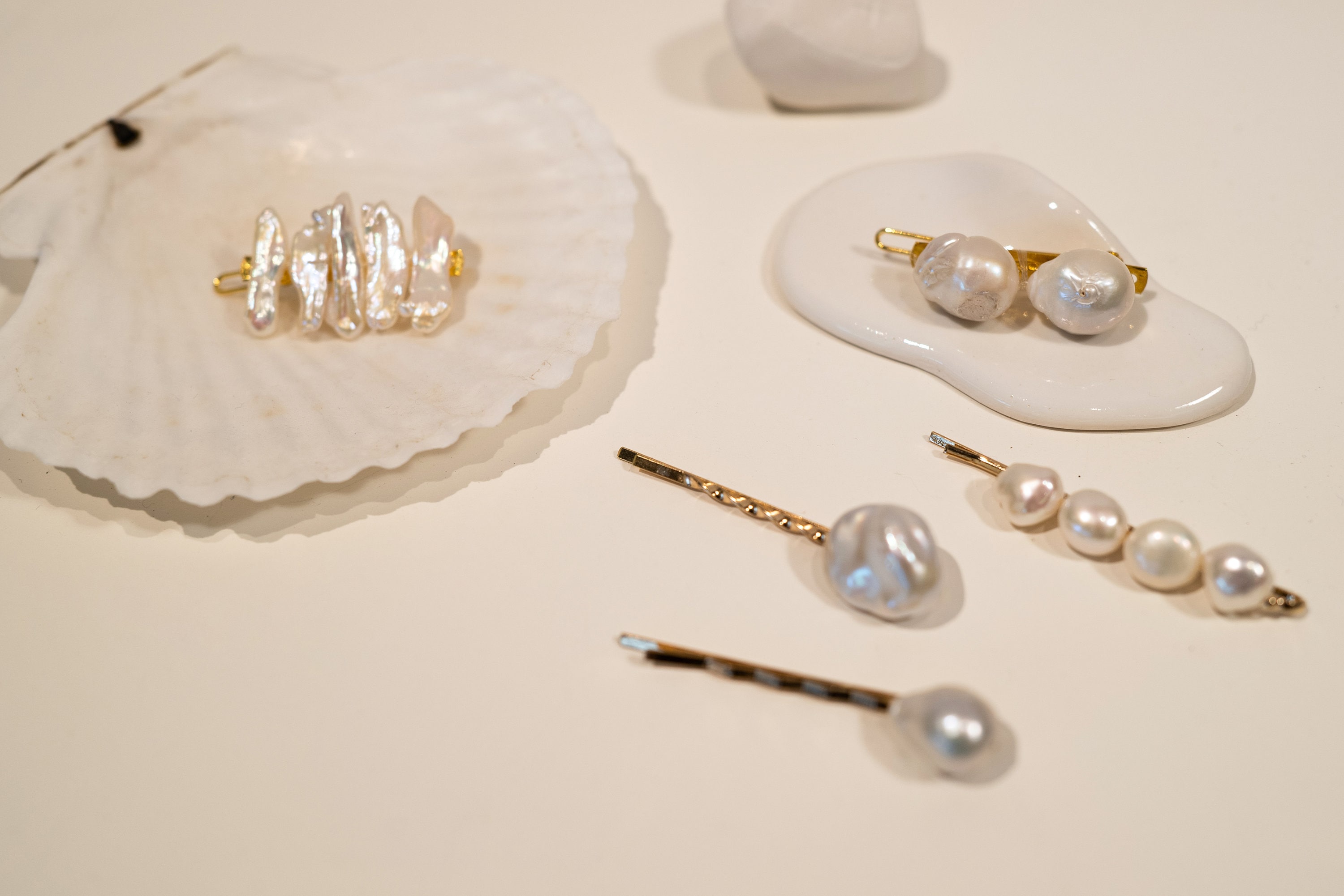 Natural Freshwater Pearl Hair Pin - Etsy